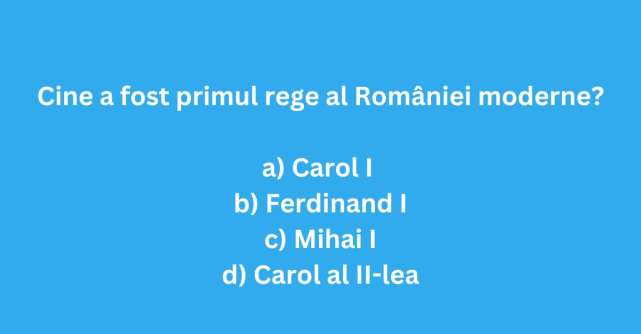 Întrebari de cultura generala din toate domeniile