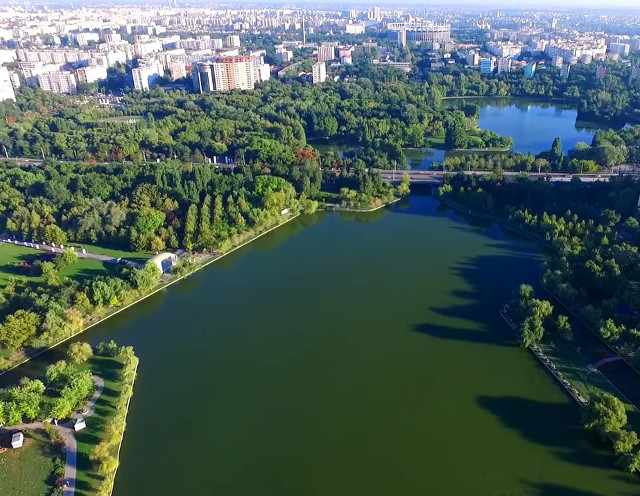 Parcul IOR, in imagini impresionante - Cum se vede Bucurestiul de sus ...